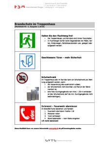 Merkblatt Brandschutz Treppenhaus